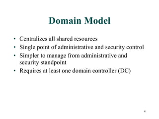 Workgroup vs domain | PPT