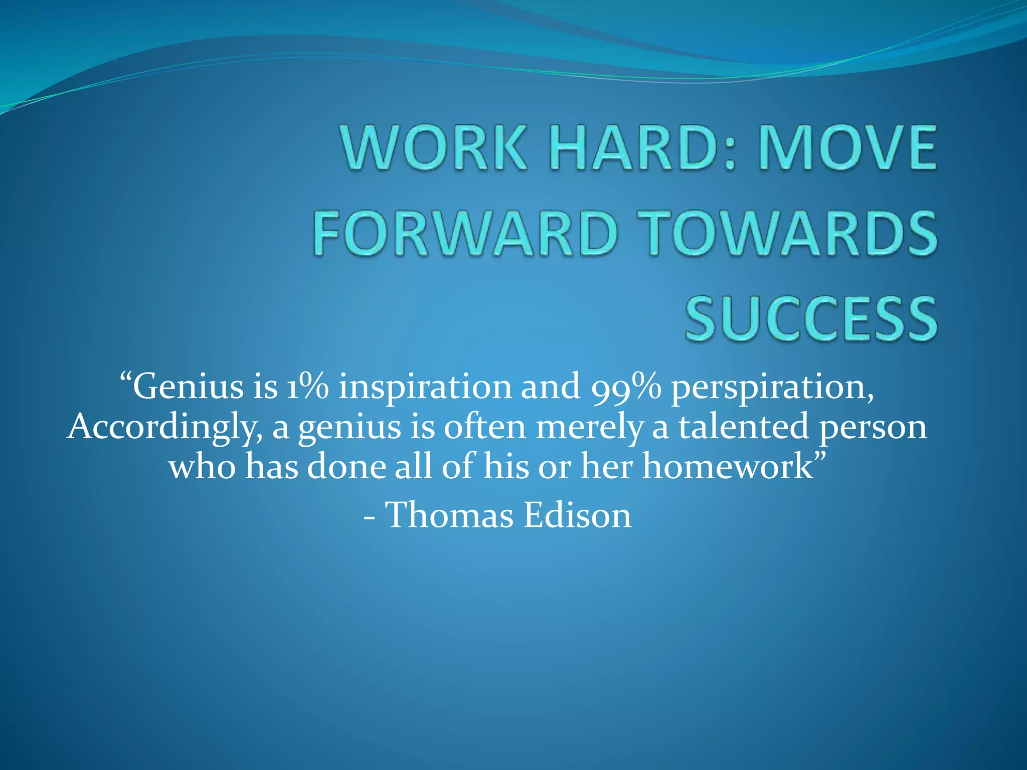 Work hard | PPT