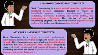 WORK CONDITIONING AND WORK HARDENING | PPTX