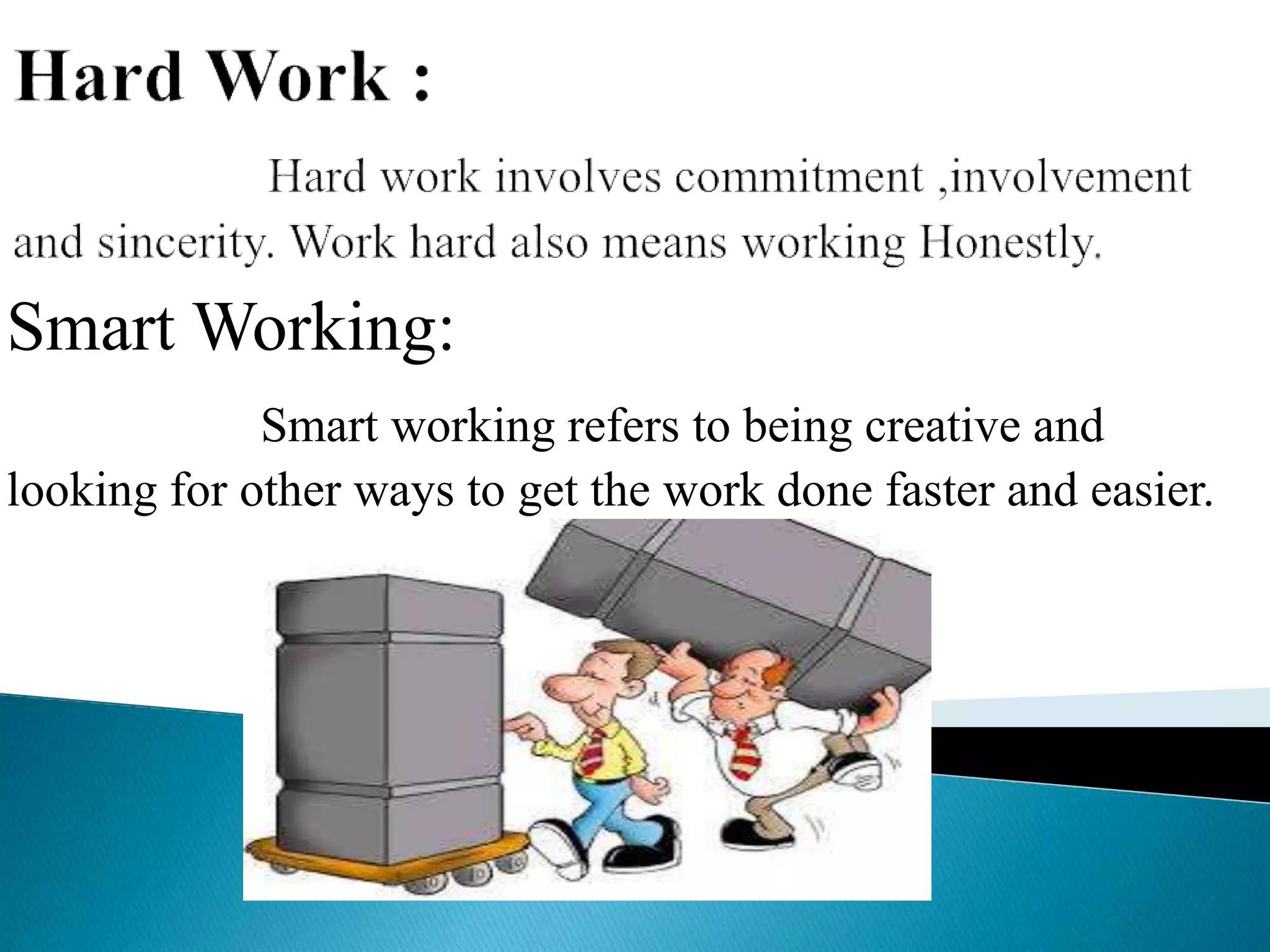 Work hard vs smart work | PPTX