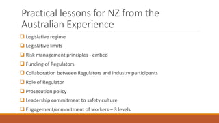 Work Health and Safety changes in Australia | PPTX