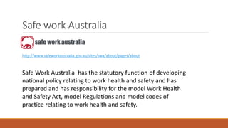 Work Health and Safety changes in Australia | PPTX