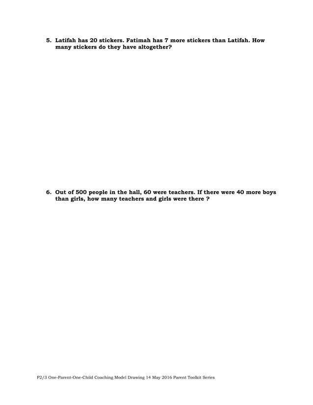 Workheet p3 problem sum | PDF