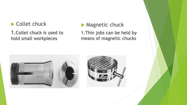Work holding devices of lathe | PPTX