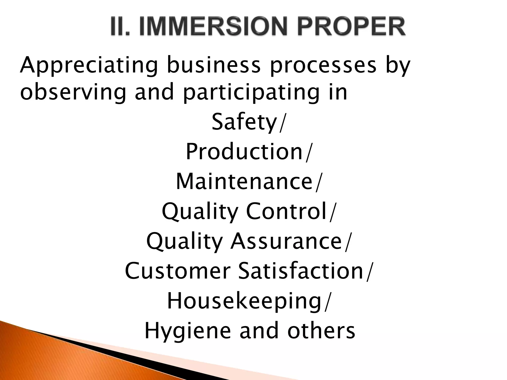 SHS- Work immersion | PPTX