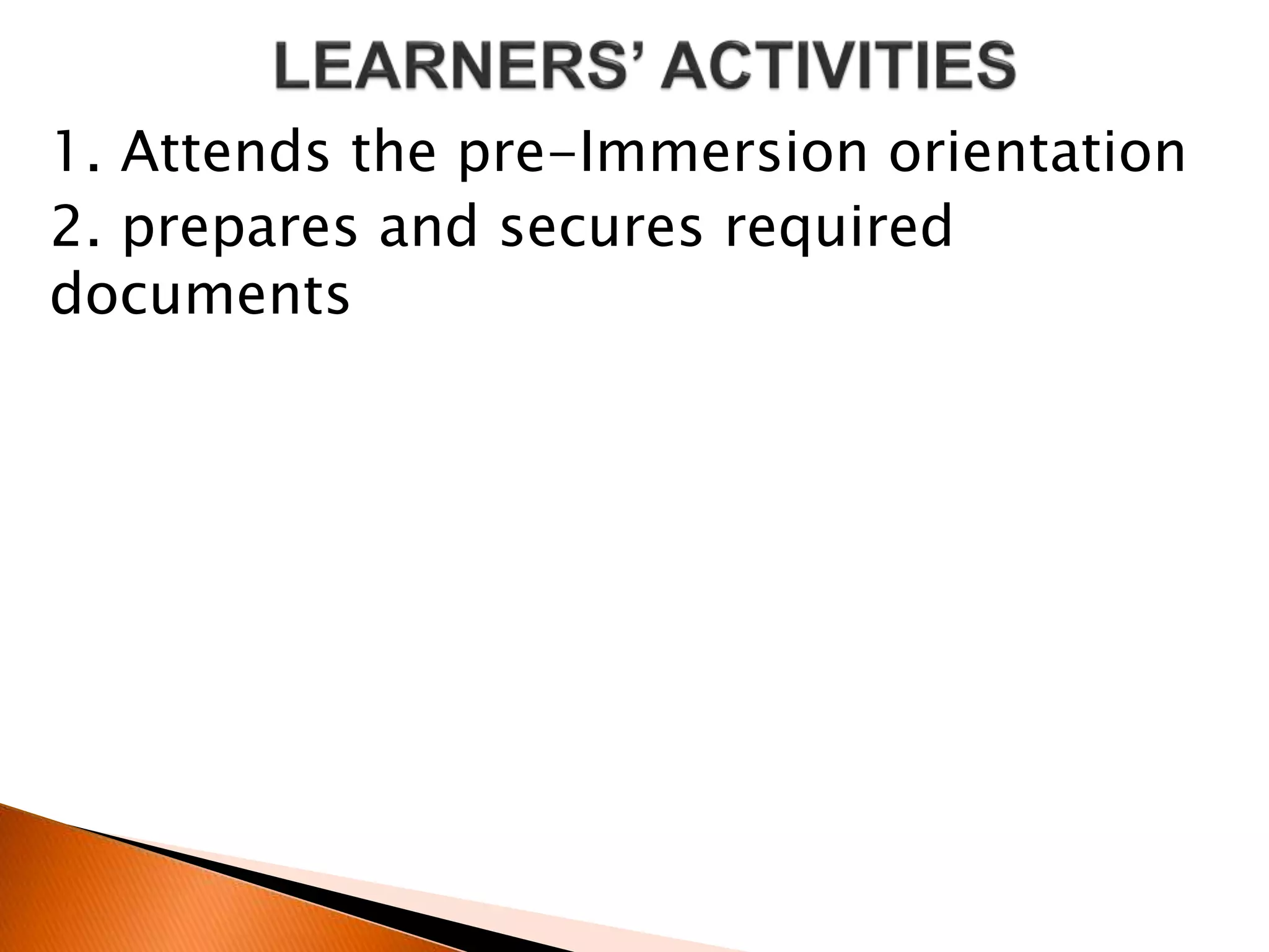 SHS- Work immersion | PPTX