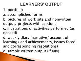 SHS- Work immersion | PPTX