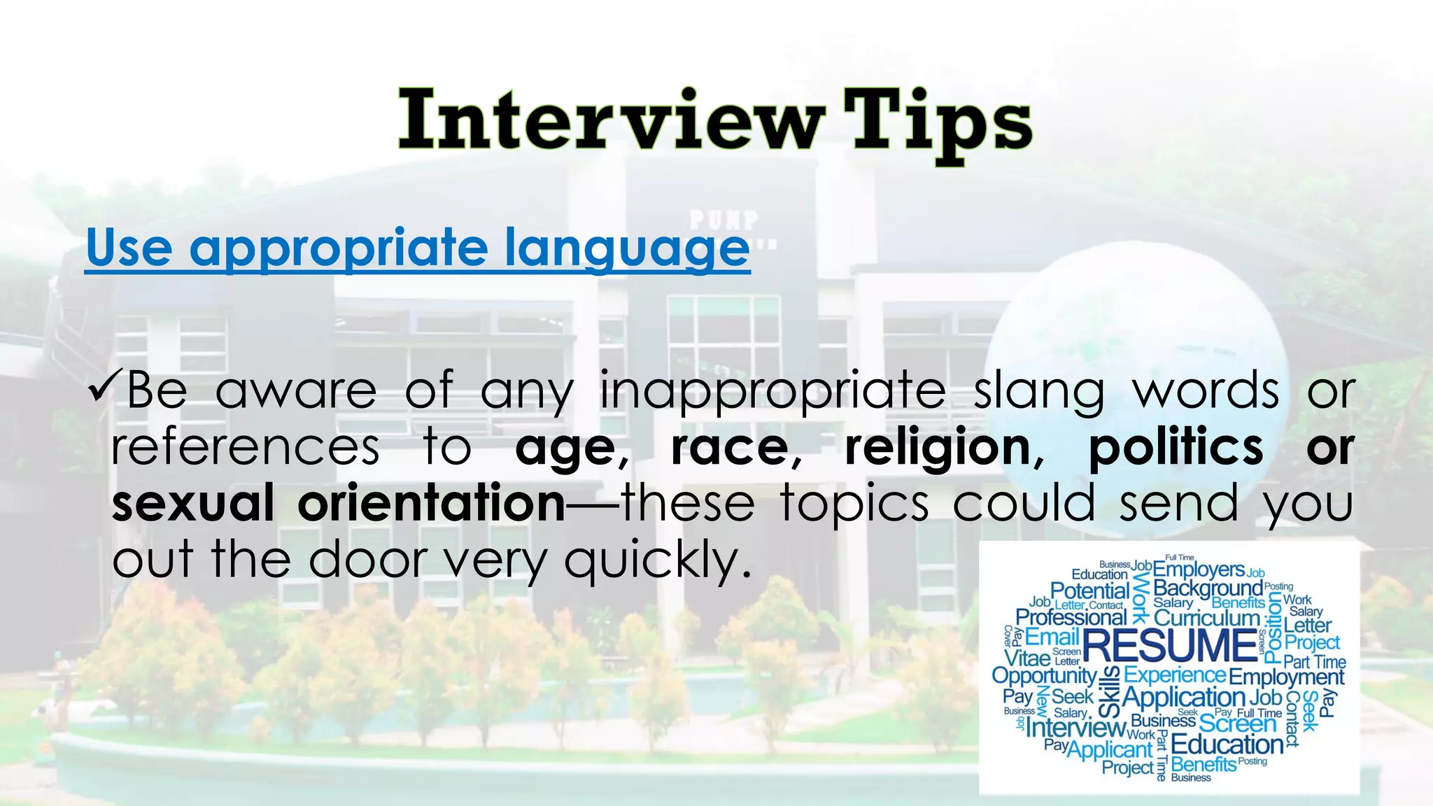 Work immersion interveiw tips | PDF