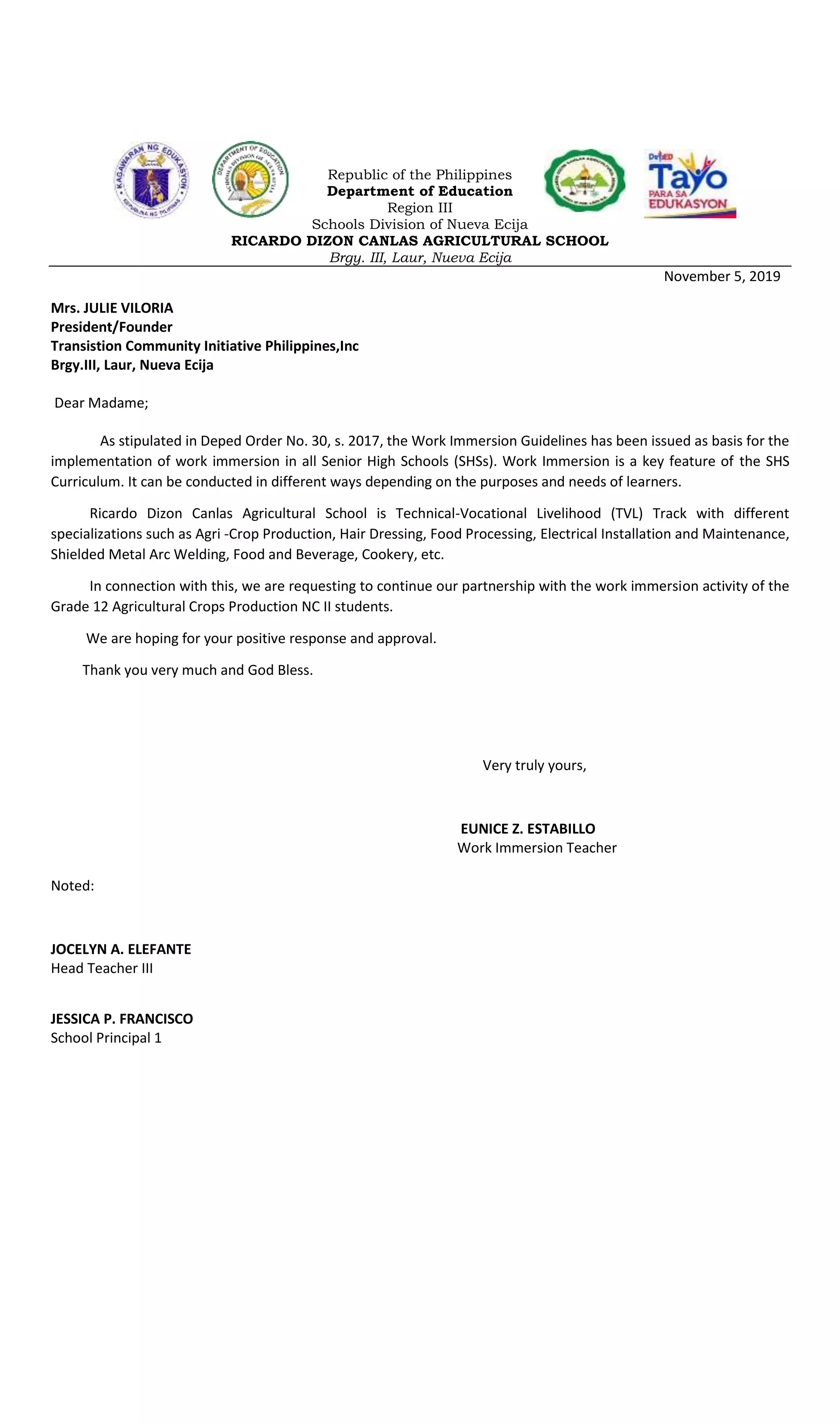 Work Immersion Letter to Industry Partners 2022.docx