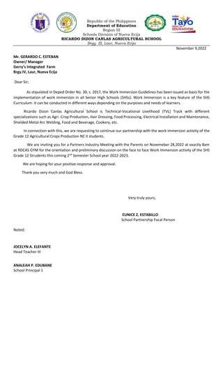 Work Immersion Letter to Industry Partners 2022.docx