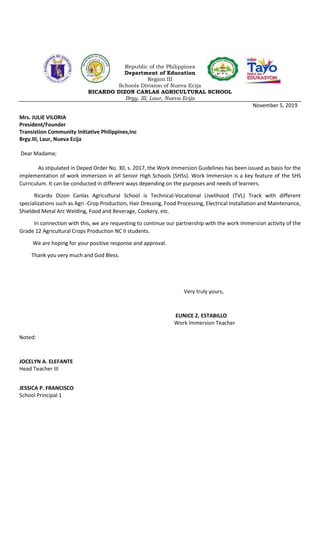 Work Immersion Letter to Industry Partners 2022.docx