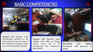 WORK IMMERSION NARRATIVE PRESENTATION (Cybertech, STNHS, Klint adams).pptx