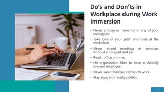 Work Immersion Orientation for HUMSS.pptx