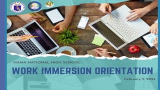 Work Immersion Orientation for HUMSS.pptx
