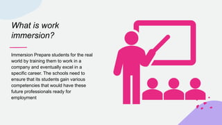 WORK IMMERSION ORIENTATION-technology livelihood education .pptx