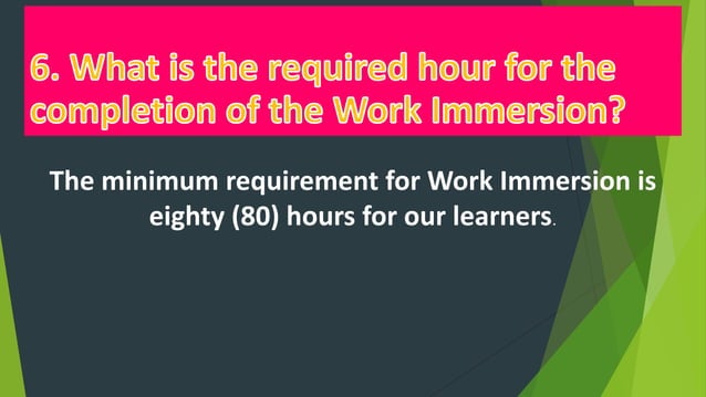 Work Immersion ppt..pptx | Resume Writing and Advice | Job Search
