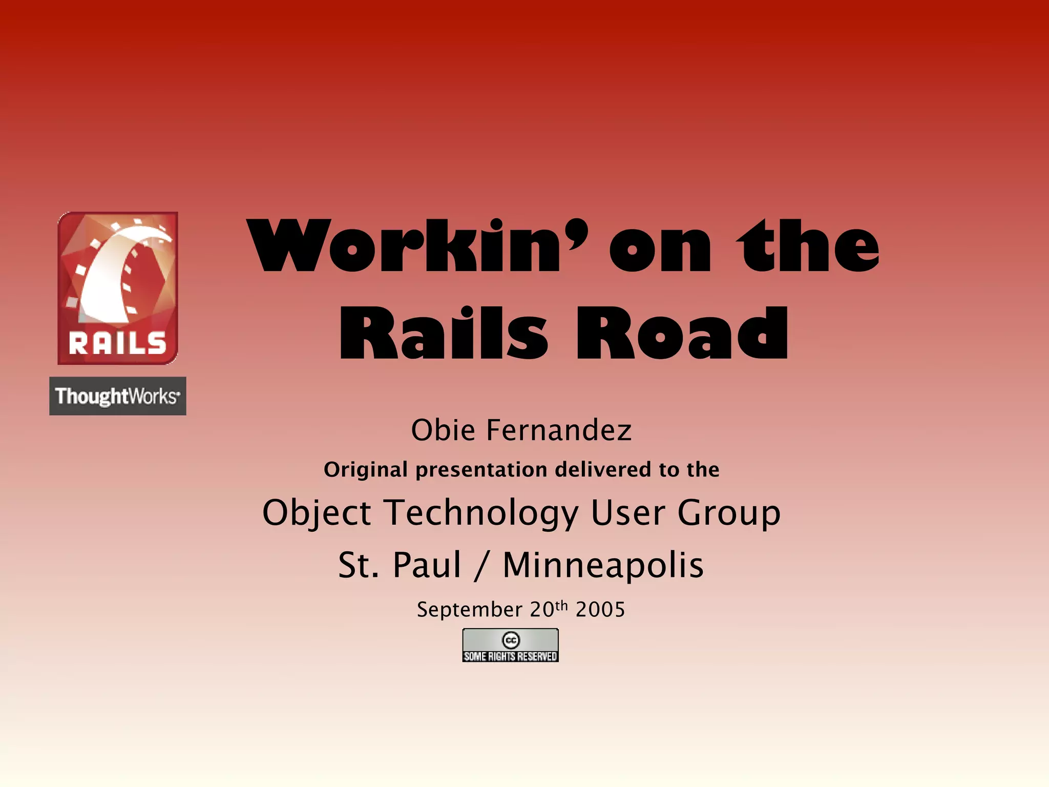 Workin On The Rails Road | PDF | Programming Languages | Computing