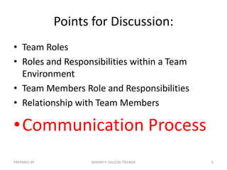 Work in a team environment | PPT