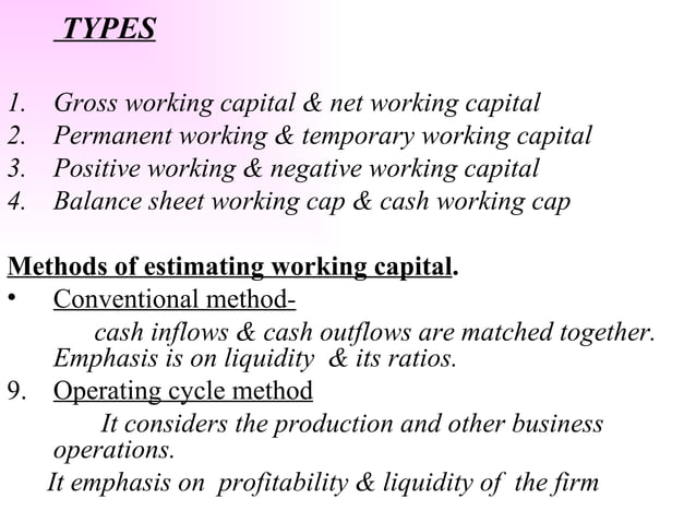Working Capital Management | PPT