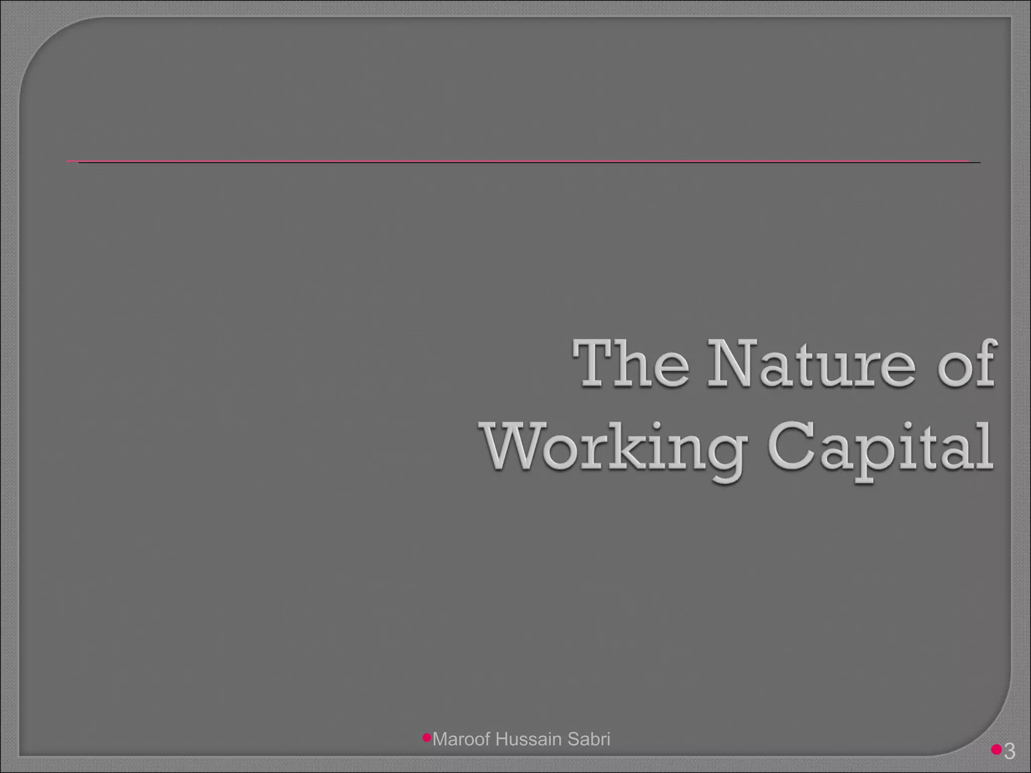 Working Capital Management | PPT