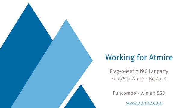 Working for Atmire | PPT