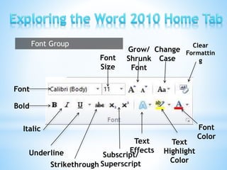 Working on-ms-word | PPTX