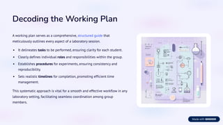 Planning Laboratory work for students... | PDF