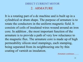 working-principle-of-dc-motor.pdf PHOTOGRAPHIC VIEW OF A FIELD COIL OF ...