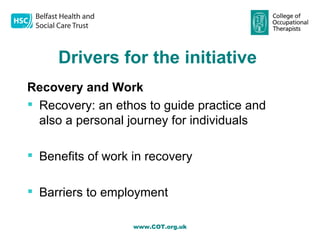 Working Your Way Through Recovery | PPT