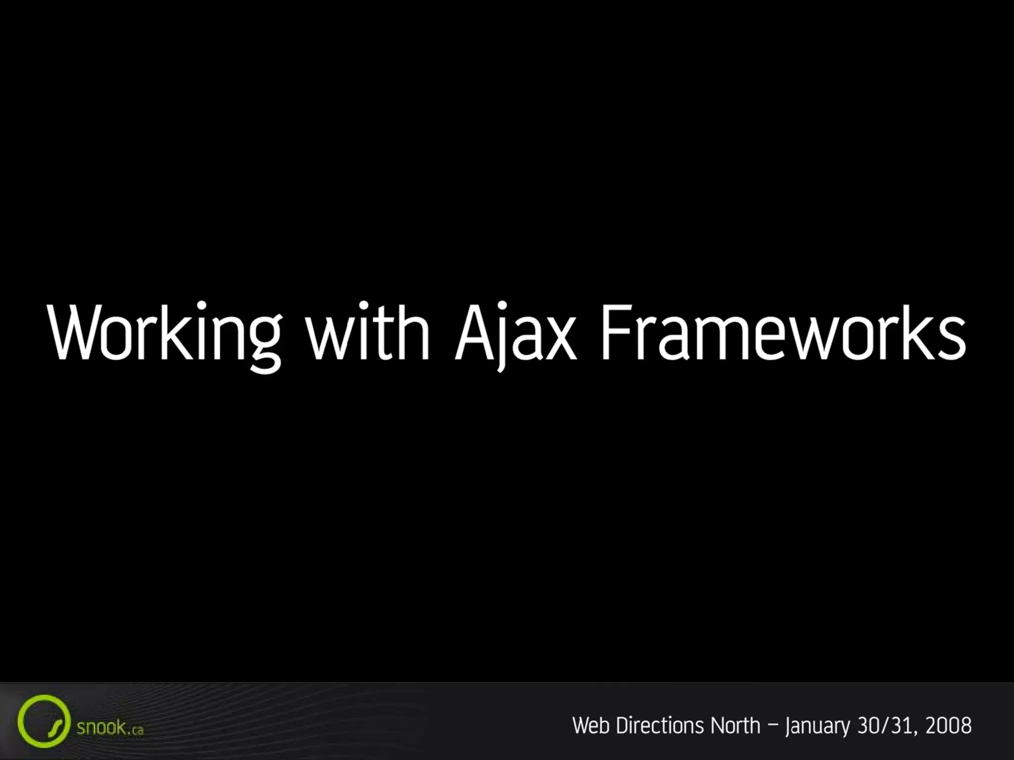 Working With Ajax Frameworks | PPT
