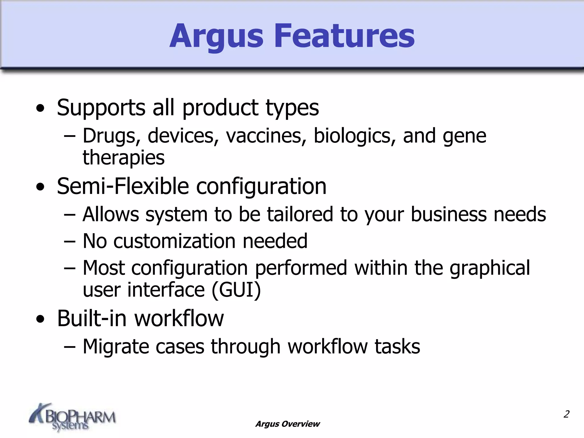 Working with Argus Safety in a Global Community | PDF
