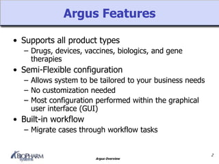 Working with Argus Safety in a Global Community | PDF