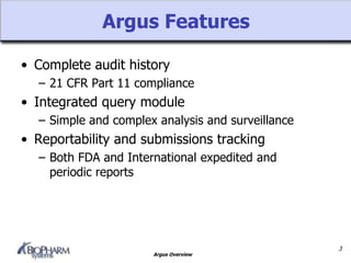 Working with Argus Safety in a Global Community | PDF