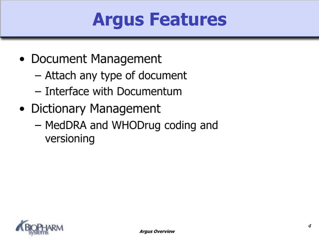 Working with Argus Safety in a Global Community | PDF