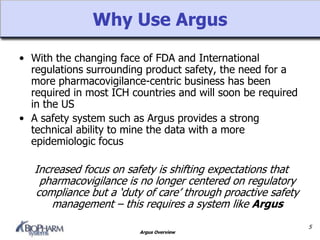 Working with Argus Safety in a Global Community | PDF
