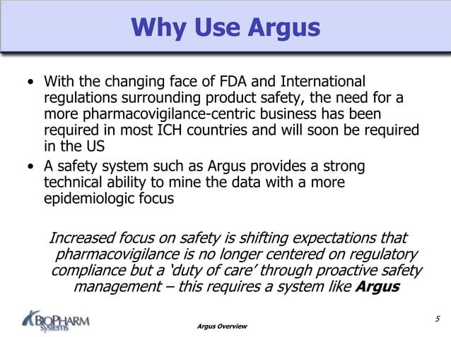 Working with Argus Safety in a Global Community | PDF