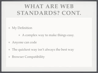 Working With Web Standards | PDF | Web Design and HTML | Internet