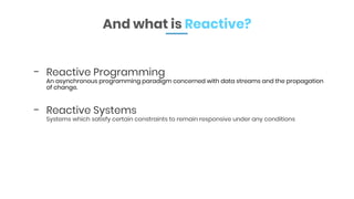 [Webinar]: Working with Reactive Spring | PPT