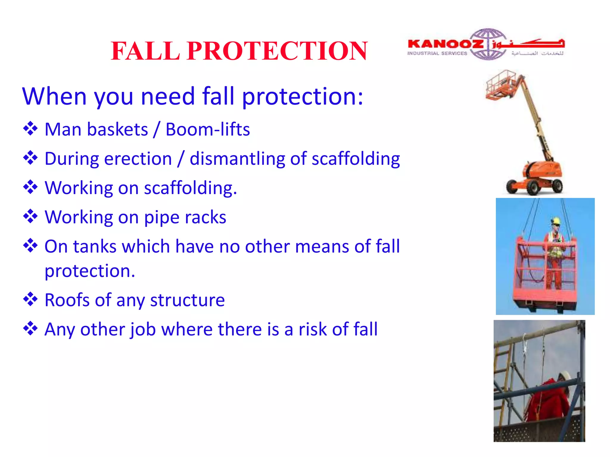 Working at height Fall Protection Presentation.ppt