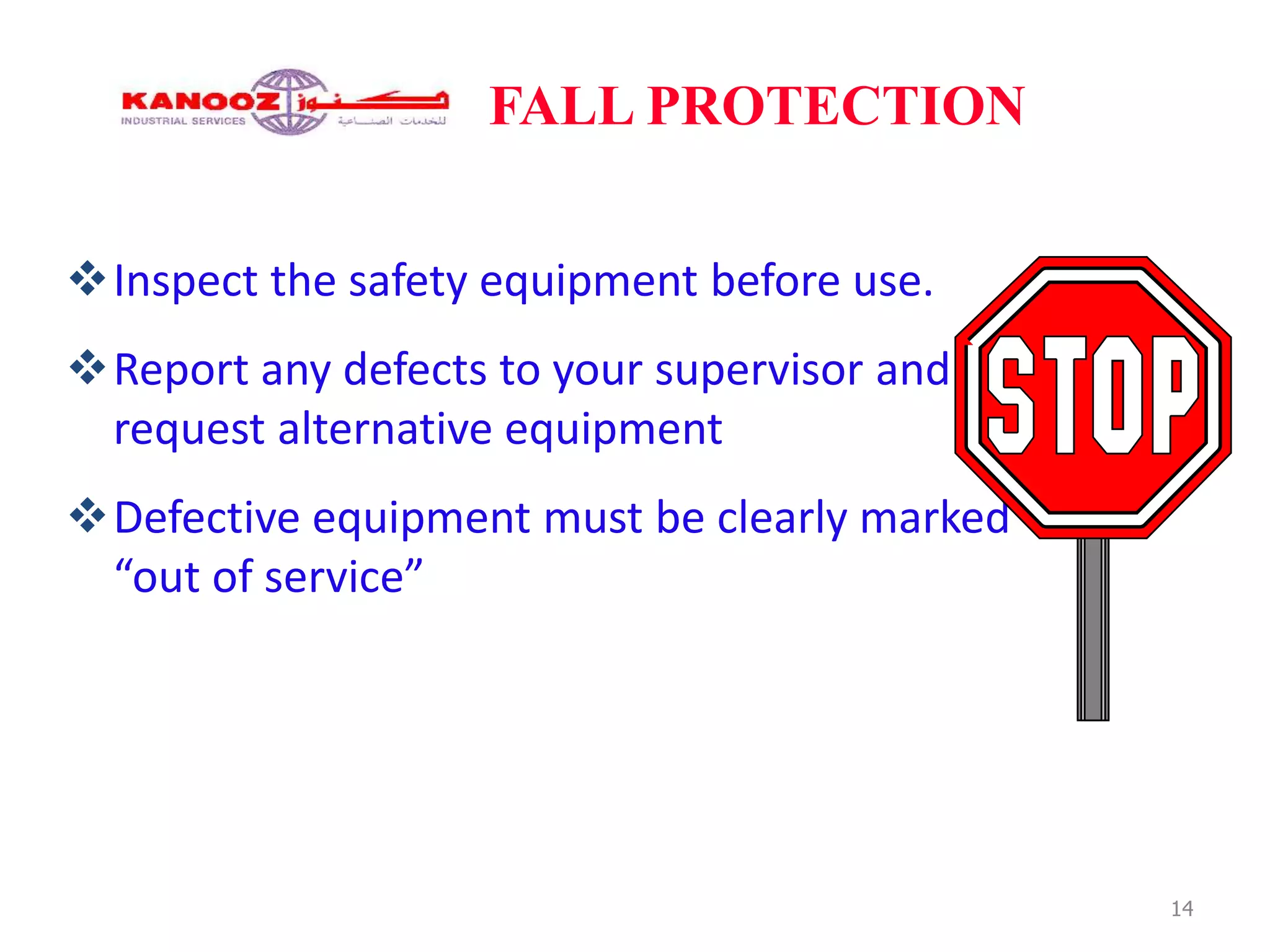 Working at height Fall Protection Presentation.ppt