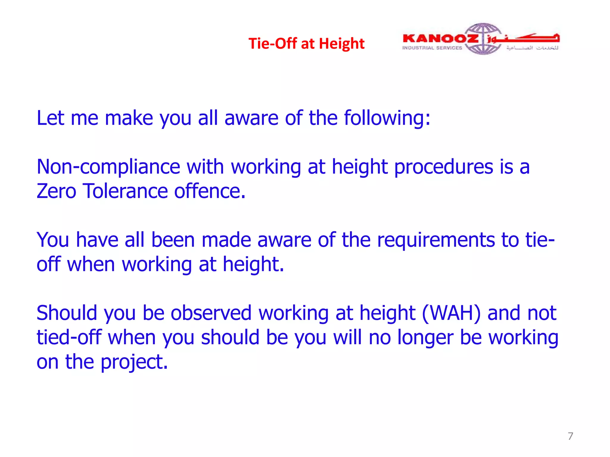 Working at height Fall Protection Presentation.ppt