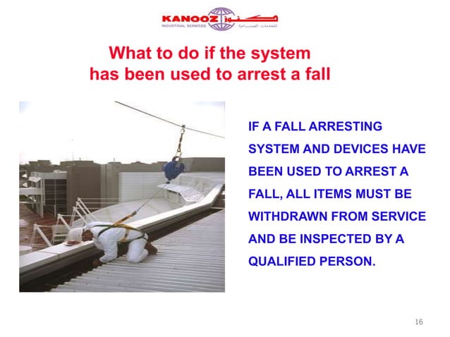 Working at height Fall Protection Presentation.ppt | First Aid | Injuries