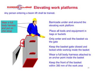 Working at height Fall Protection Presentation.ppt | First Aid | Injuries