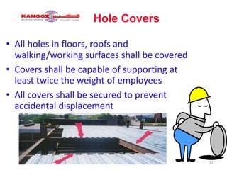 Working at height Fall Protection Presentation.ppt | First Aid | Injuries