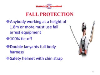 Working at height Fall Protection Presentation.ppt