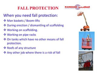 Working at height Fall Protection Presentation.ppt