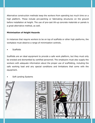 Working at height in new zealand a guideline for best practices | PDF ...