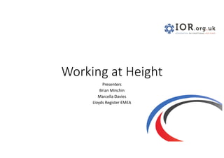 This is a Working at height presentation.pdf