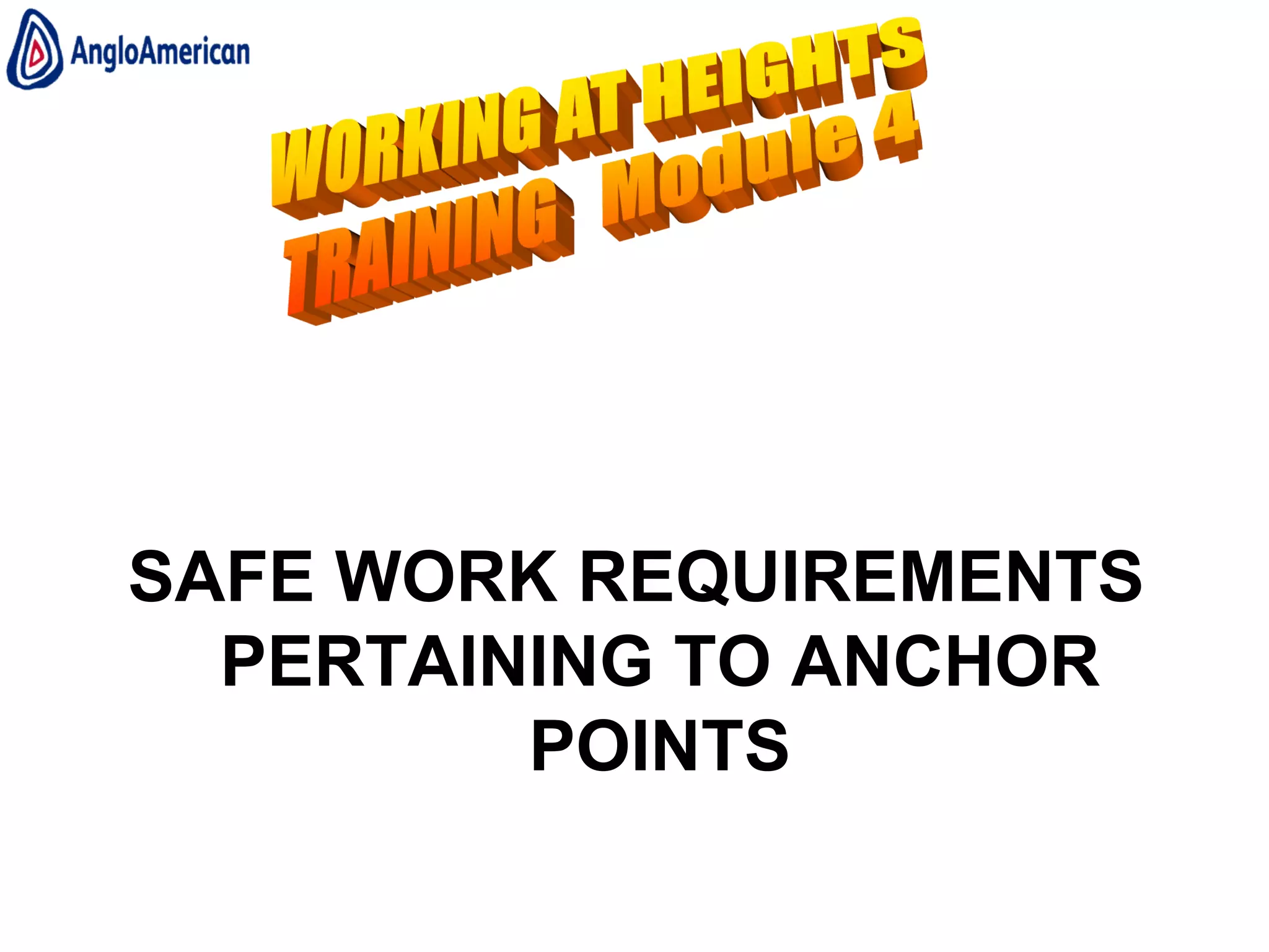 Working at heights training powerpoint | PDF