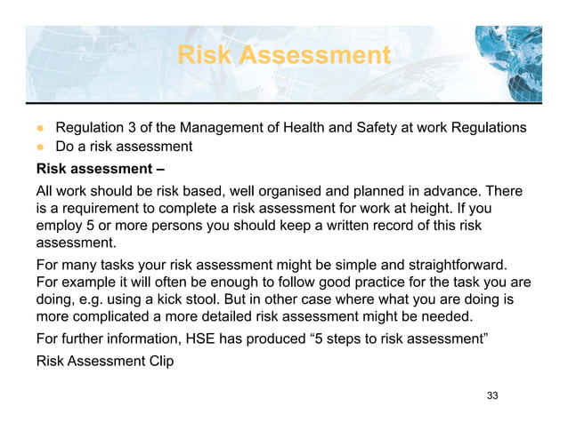 Working at height slides | PDF | First Aid | Injuries